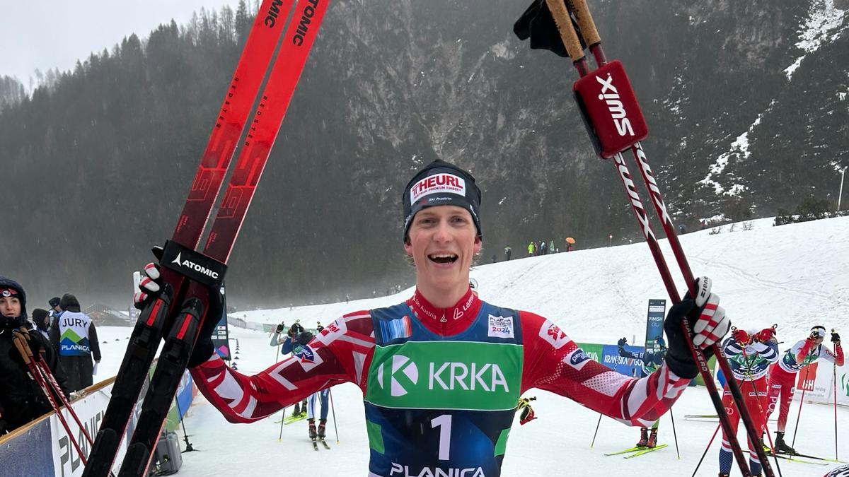 Nordische Kombination : Juniorenweltmeister Walcher jubelt: „Es war ein perfekter Tag“